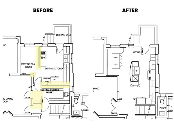 Interior Renovation: A Cure For the "Dysfunctional" Kitchen Layout